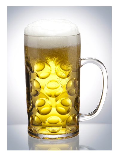 Polycarb Handled Beer Glass Stein 540ml Polysafe PS-30 Box 12 Glasses – Santos Online Supplies