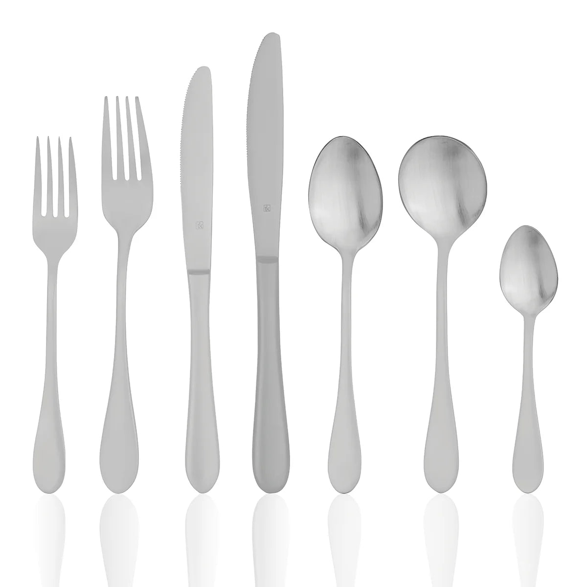 Soho Matt Cutlery Set 56pc Stainless Steel Satin Finish 18/10 13300-56 ...