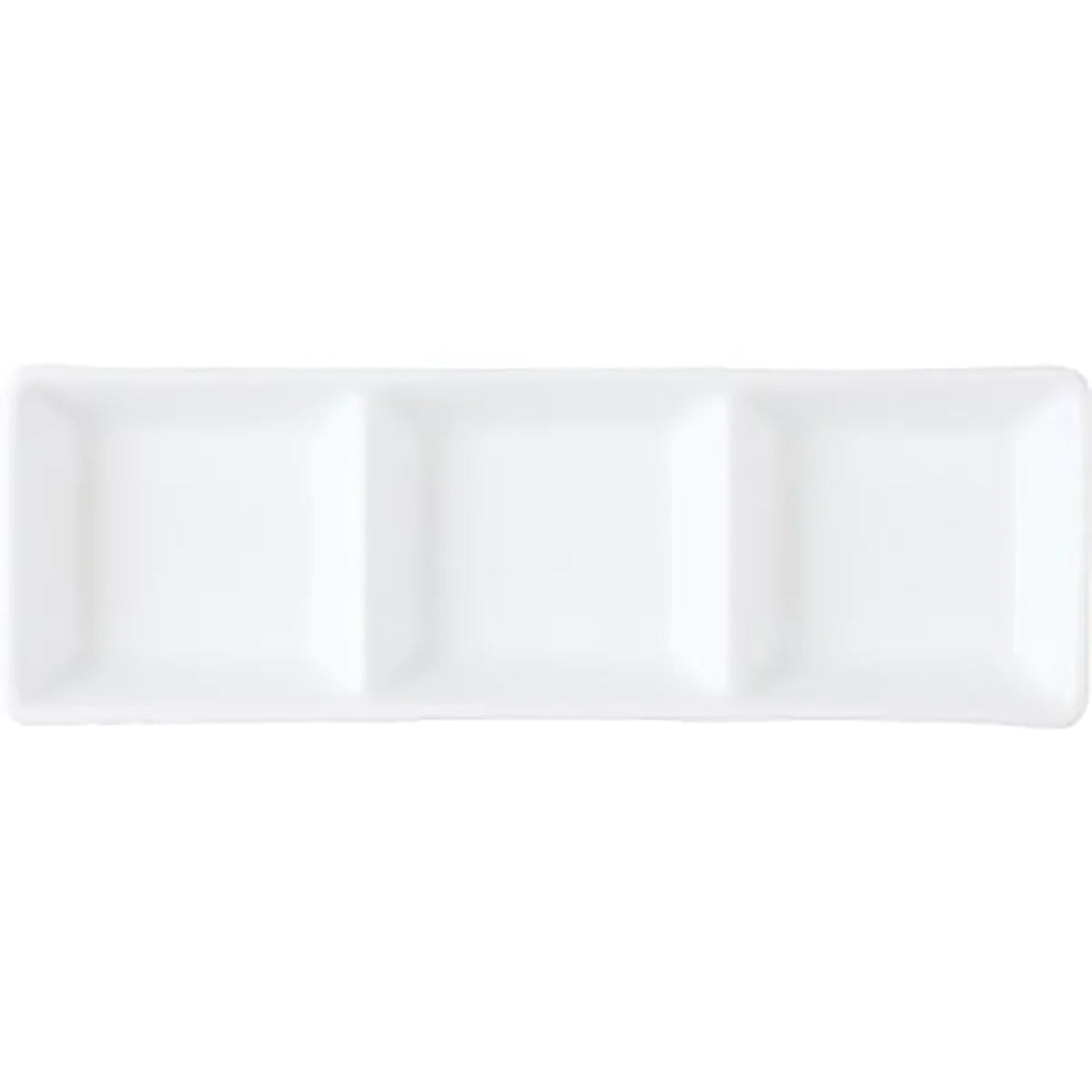 Chelsea Sauce Dip Dish 3 Divide Compartments White 185x60mmx25mm Royal ...