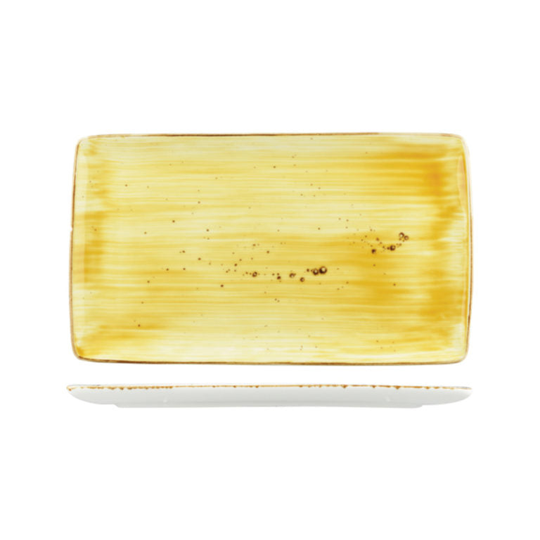 Rustic Yellow Rectangular Platters 340x195mm 9943-Y – Santos Online ...