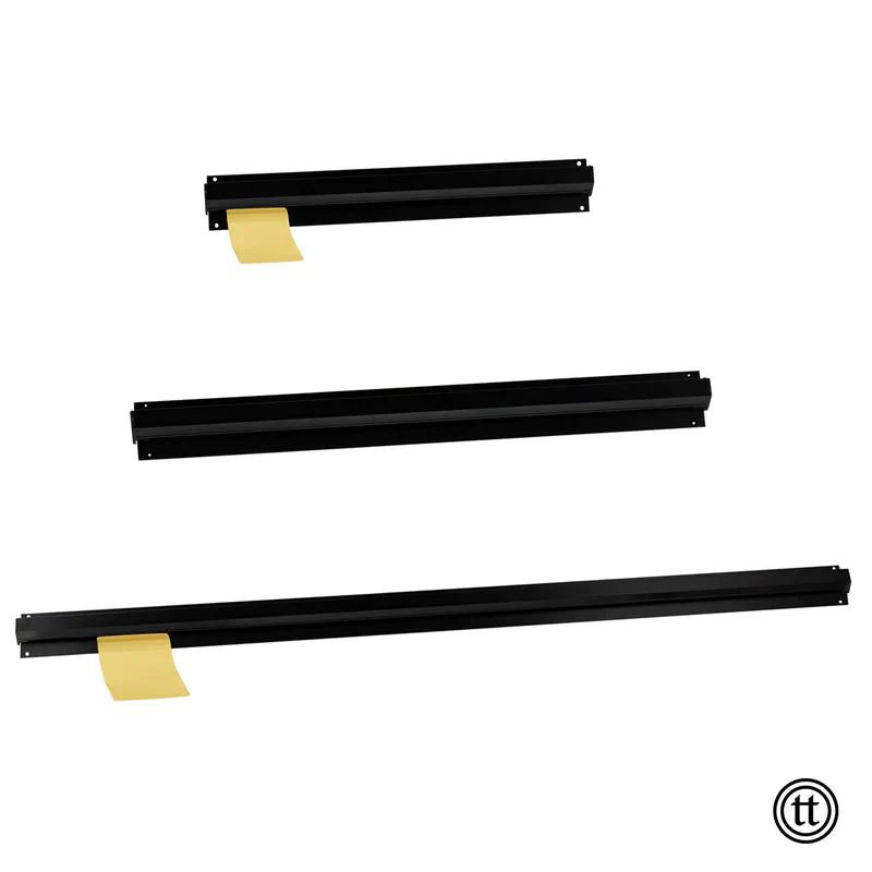 Docket Check Holder Rail Black 30686 Non-clip Holder 750mm Wall Mount ...