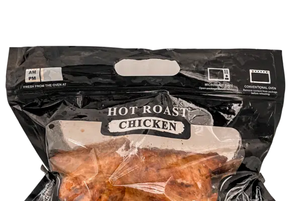 LAMINATED HOT ROAST CHICKEN BAG WITH HANDLE READY TO GO (BOX 500 Bags ...