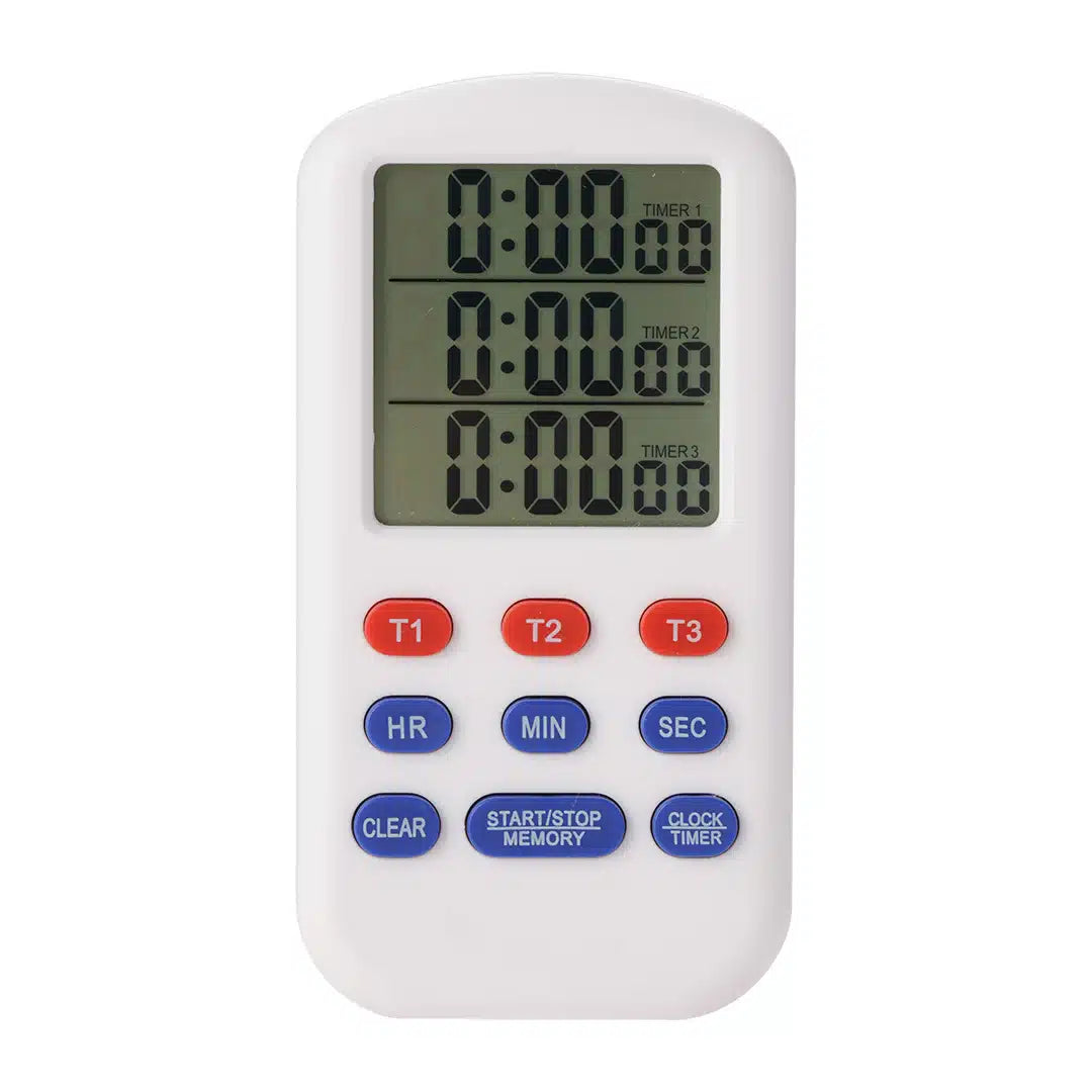 3 Channel Digital Timer Large Clear Display 19551 Commercial Kitchen ...