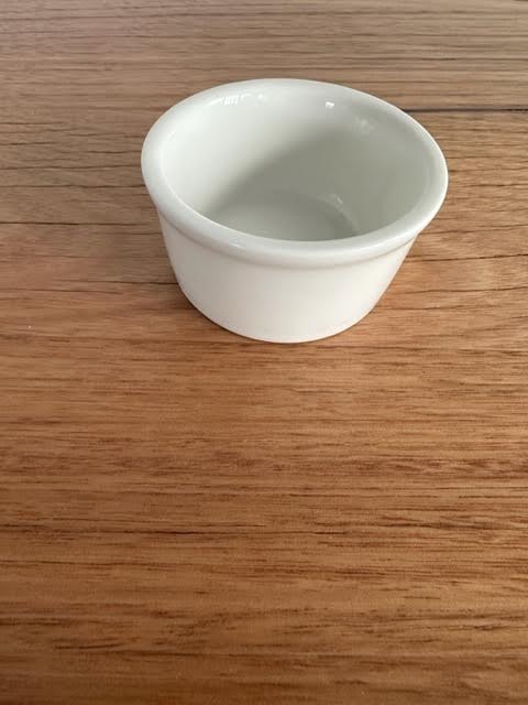 Round Ramekin Dish White Pack 12 Ramekins 70ml Size 70mmx35mm Classicw ...
