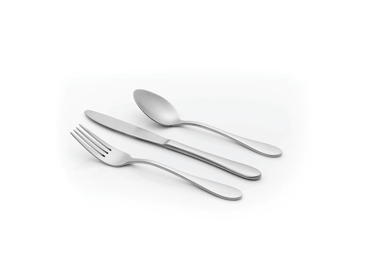 Soho Matt Cutlery Set 24pc Stainless Steel 18/10 Satin Finish 13300-24 ...
