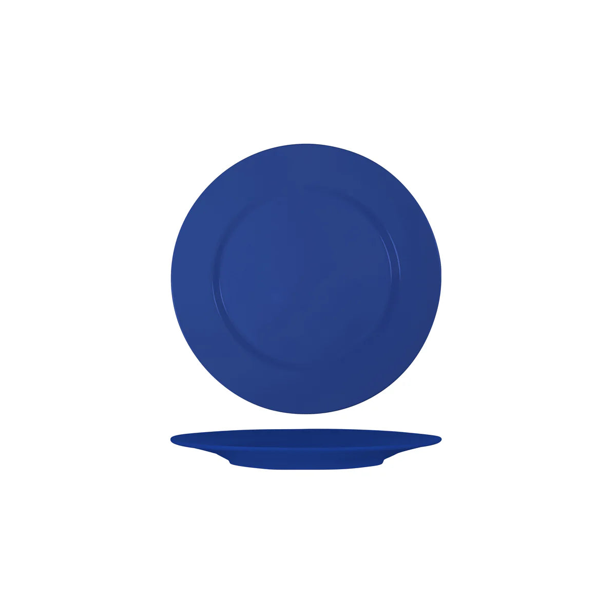 Melamine Blue Round Plate with Flat Rim 165mm Pack of 6 Plates SUPER20 ...