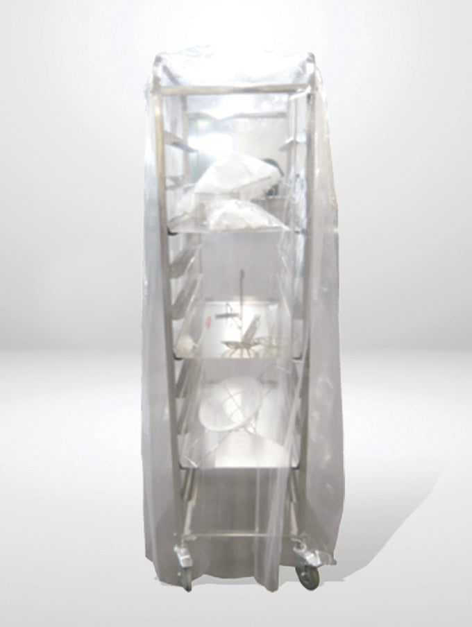 Trolley Cover Clear Disposable Recyclable Box 100 Covers 700(w) x 650 ...