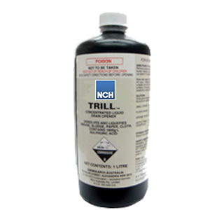 Trill Emergency Drain Cleaner 1 Litre NCH Box 6 – Santos Online Supplies