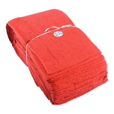 Top Bar Runner Towel Red Continuous 35 Meter Cotton Terry Towelling ...