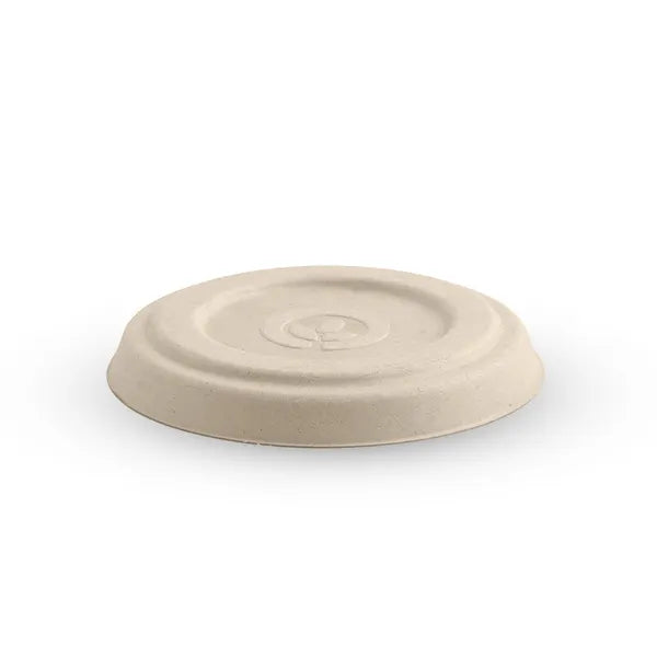( Box of 1000 Lids ) Biopak 60ml Natural Plant Fibre Sauce BioCup Lid ...