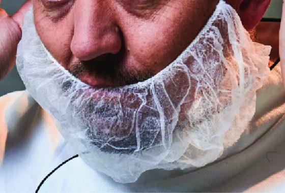 Beard Cover Snood 40x20cm Box 1000 Covers Protective Wear Food Safety ...