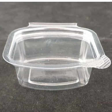 Benxon Square Plastic Sauce Container Hinged Lid 30ml 65mmx55x23mm Pac ...