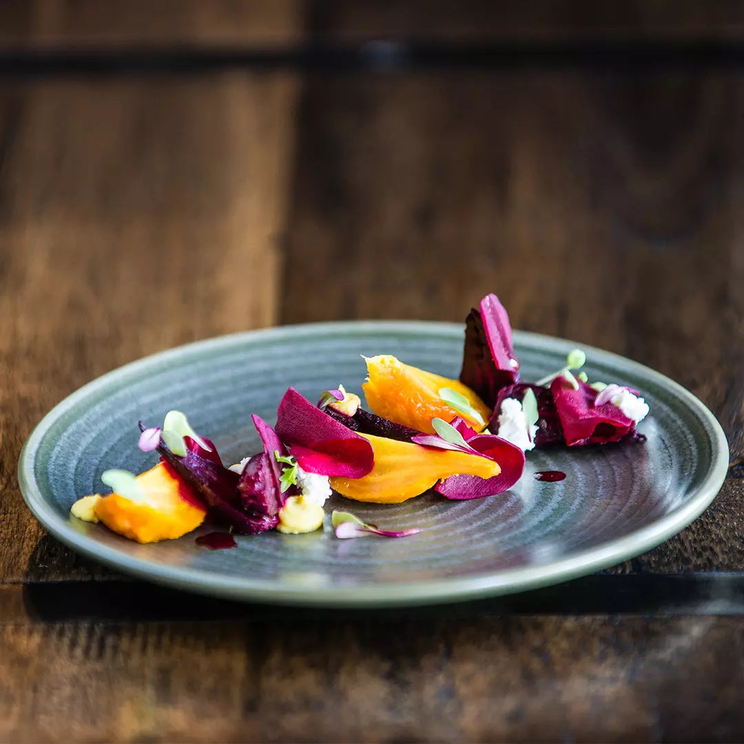 Round Coupe Plate 265mm - Ribbed Cargo 90371 – Santos Online Supplies