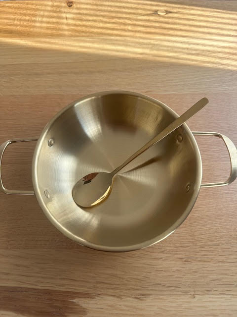 Gold Table & Serving Spoon 20cm Pack of 12 Spoons SUS304 – Santos ...