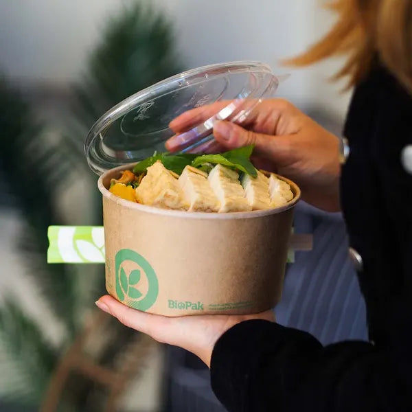 Biopak 1,000ml Large Kraft BioBowl BB-BL-LARGE x 400 Bowl – Santos ...