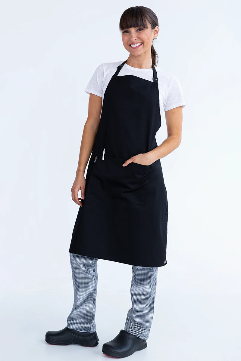 Professional Bib Apron W/Pkt Black 70 x 86cm PROA15P – Santos Online ...