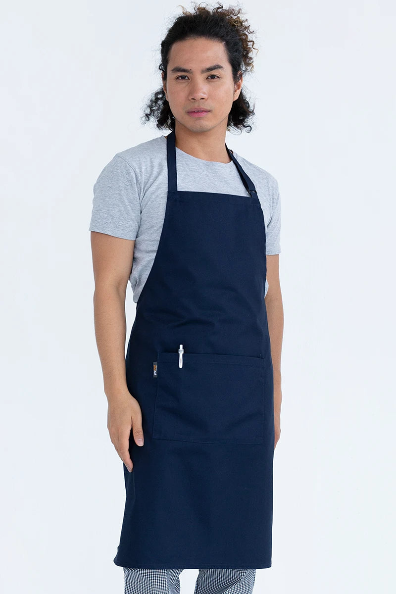 Professional Multi Purpose Bib Apron With Pocket Navy 70 x 86cm PROA20 ...