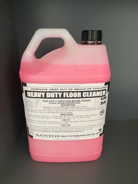 Heavy Duty Cleaner Chemical Floor Grease Oil & General Degreaser 5 lt ...