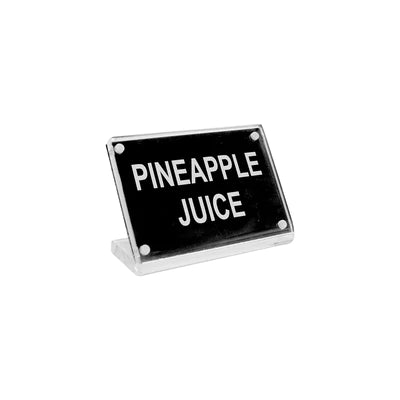 Buffet Sign Acrylic with Magnet Plate- Pineapple – Santos Online Supplies