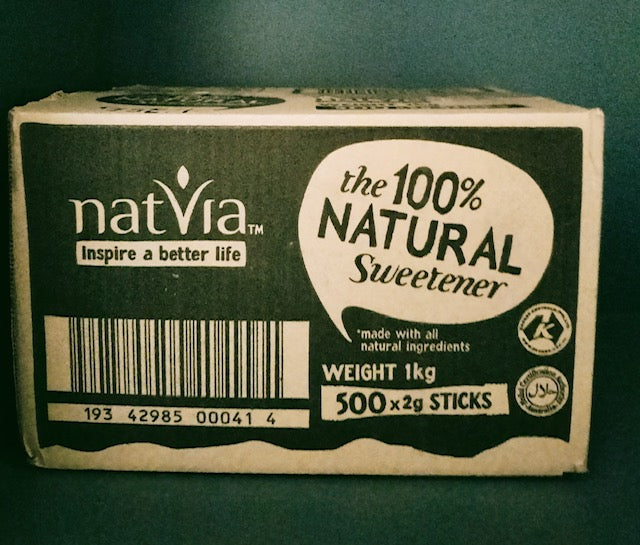 Natvia Sugar Sweetener 2 Gram Sticks Box 500 – Santos Online Supplies