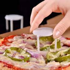 PIZZA BOX TABLE SAVER STAND WHITE BOX 500 PLASTIC STANDS – Santos ...