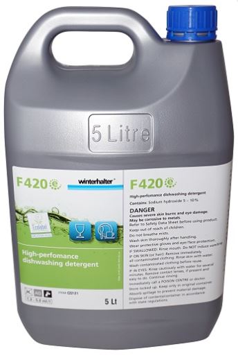 Winterhalter F420e Glass Washing Liquid 5lt Drum – Santos Online Supplies